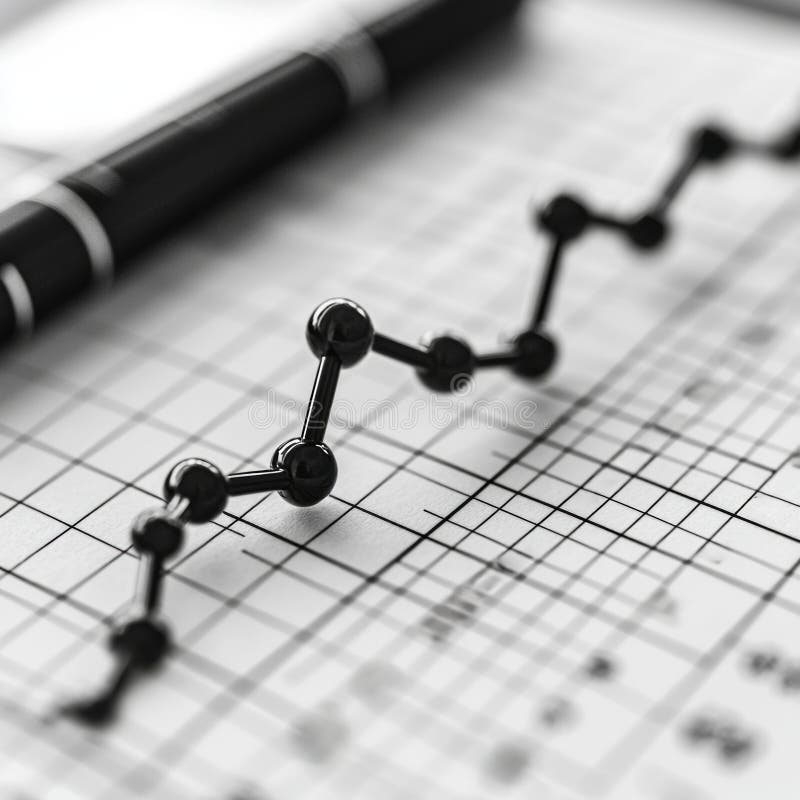 A Sleek Black Arrow Rises Against a Pure White Background Symbolizing ...