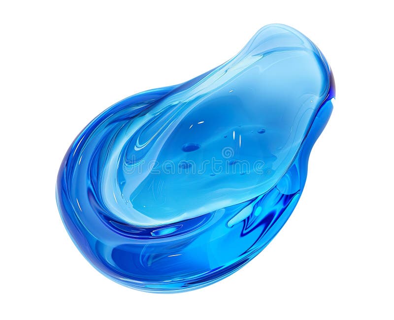 Stunning, High-resolution Blue Water Droplet, Perfect for Designs ...
