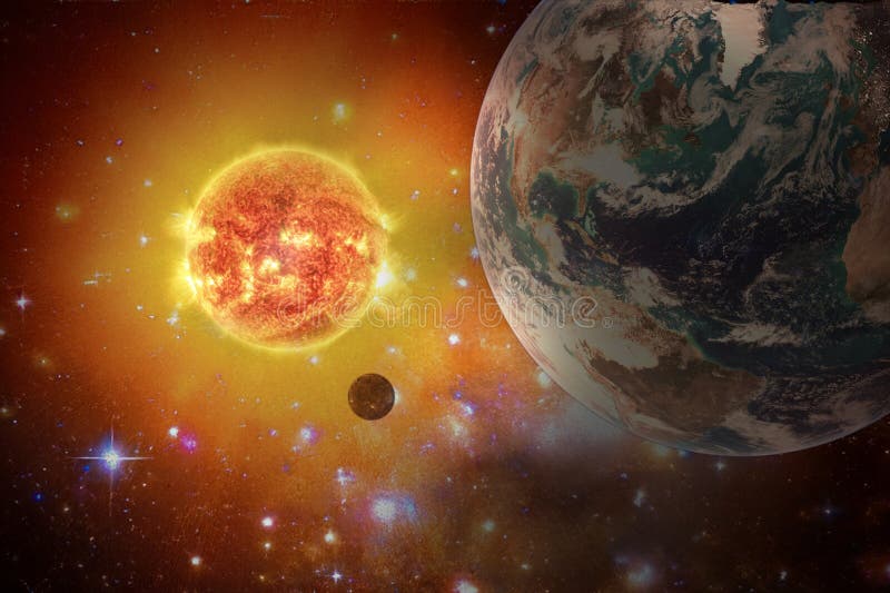 Sun with the Solar System Concept Fantasy Elements of this Image ...