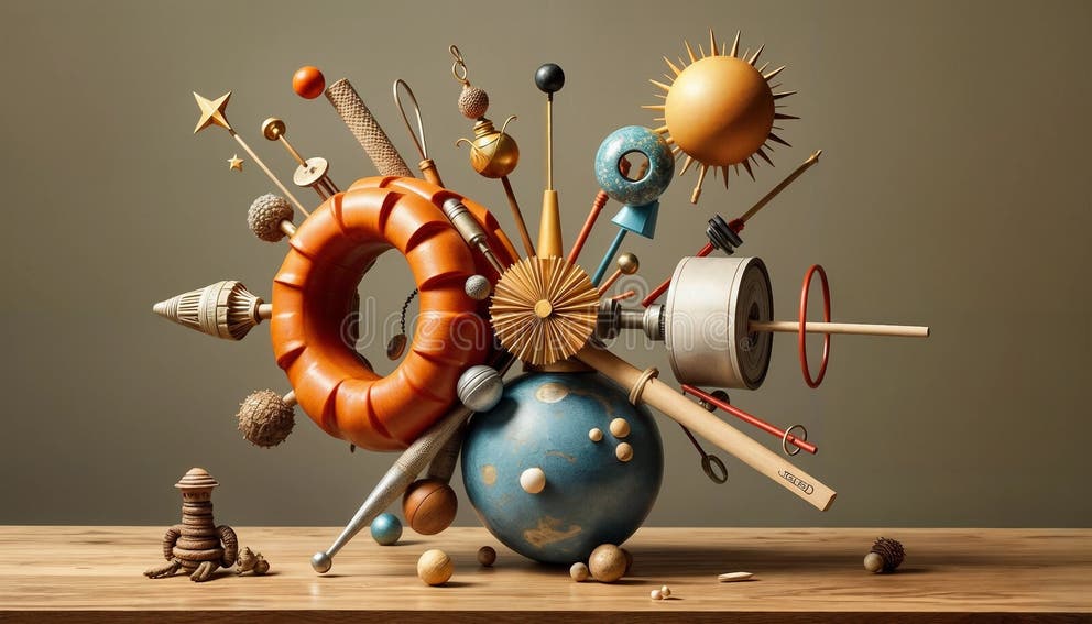 Surreal Composition that Combines Incompatible Objects and Violates the ...