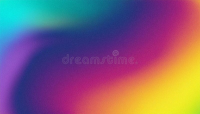 Vibrant Abstract Neon Color Gradient with Noise Texture Effect. Modern ...