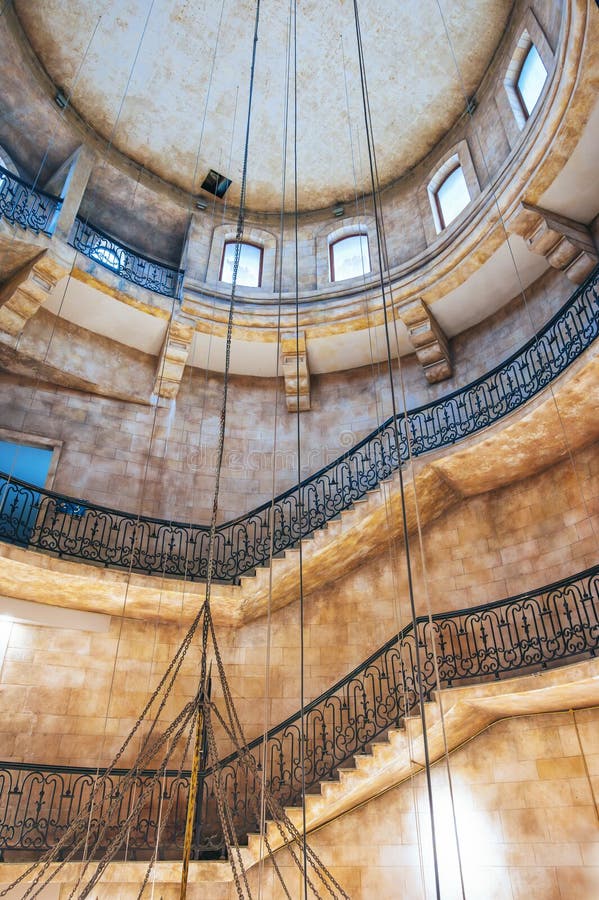 View of Old and Classic Stairs of Ancient Geometric Stairs with ...