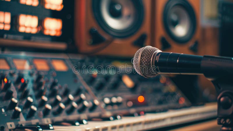 Vintage Remote Control and Microphone, Retro Design and Classic ...