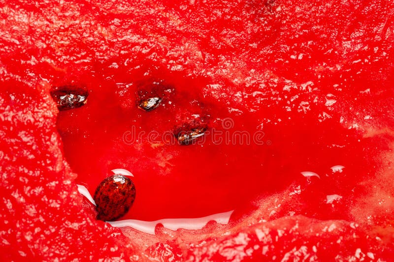 Watermelon Pulp. Texture of Ripe Watermelon Pulp Close-up Stock Image ...