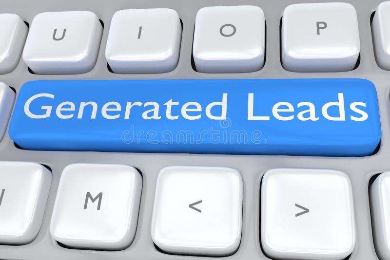 Generated Leads concept stock illustration. Illustration of direction ...