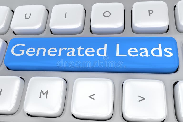 Generated Leads concept stock illustration. Illustration of direction ...