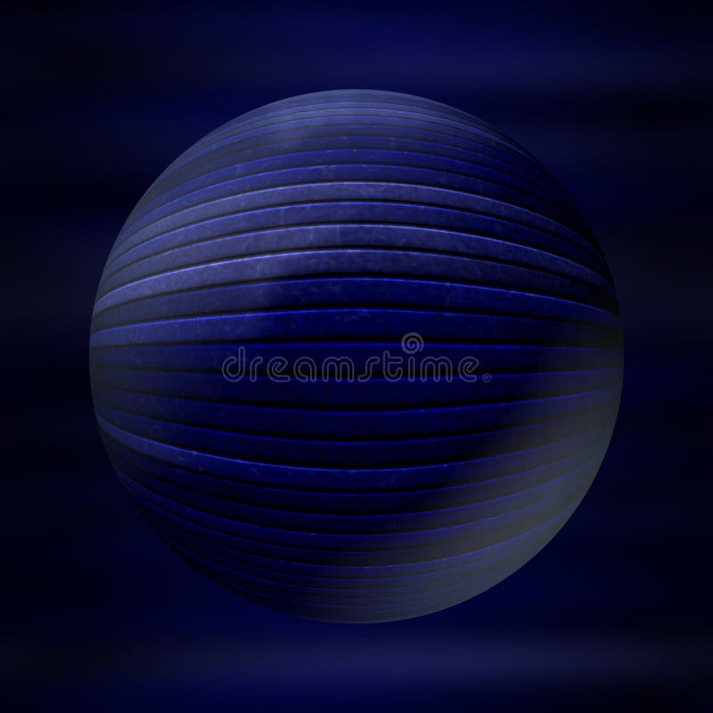 Generated Sphere Ball from Blue Tiles Stock Photo - Image of globe ...