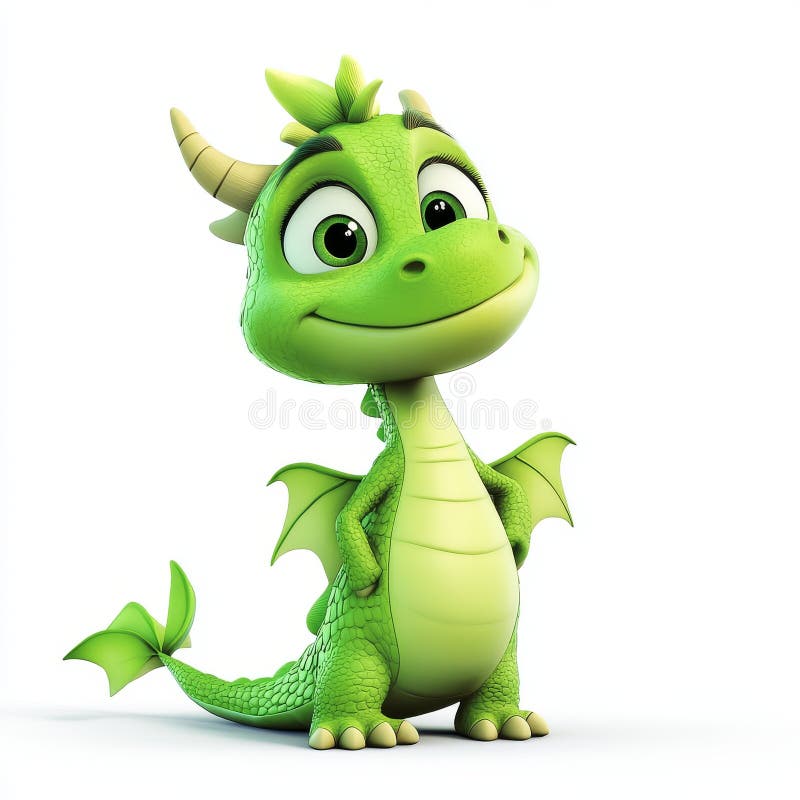 Generated Stock Dragon White Background Stock Photos - Free & Royalty ...