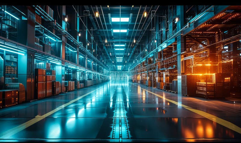 Advanced Virtual Warehouse Interface with Holographic Storage Layout ...