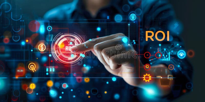 Business Analyst Evaluating Return on Investment ROI Metrics Using an ...