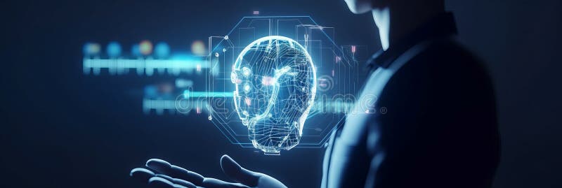 Chatbot Chat With Artificial Intelligence Man Using Technology Smart Robot Ai By Entering