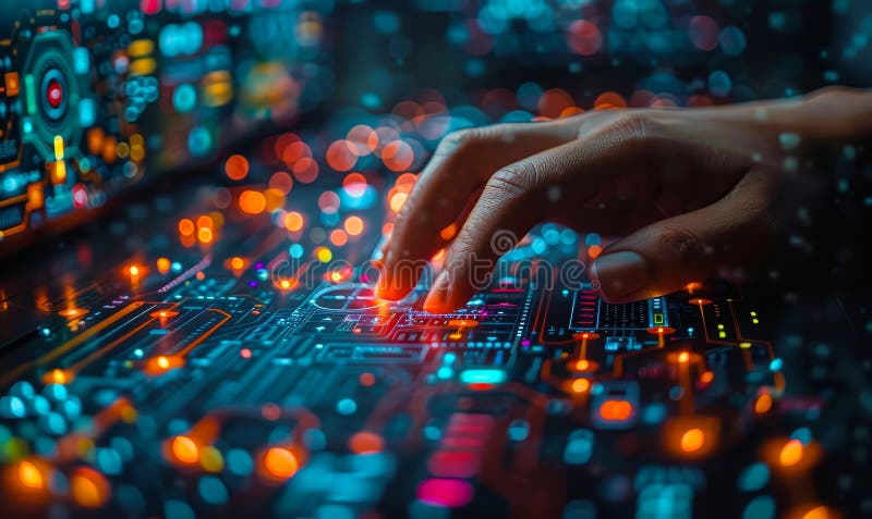 Diverse Tech Professionals Team Programming Software Data Cloud Computing Analytics Intelligence