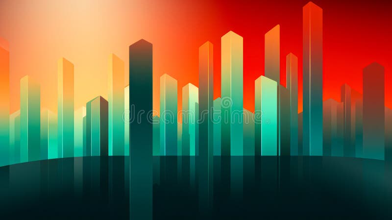 Elegantly Simple Red on Green a Minimalist Approach with Sharp Contrast ...