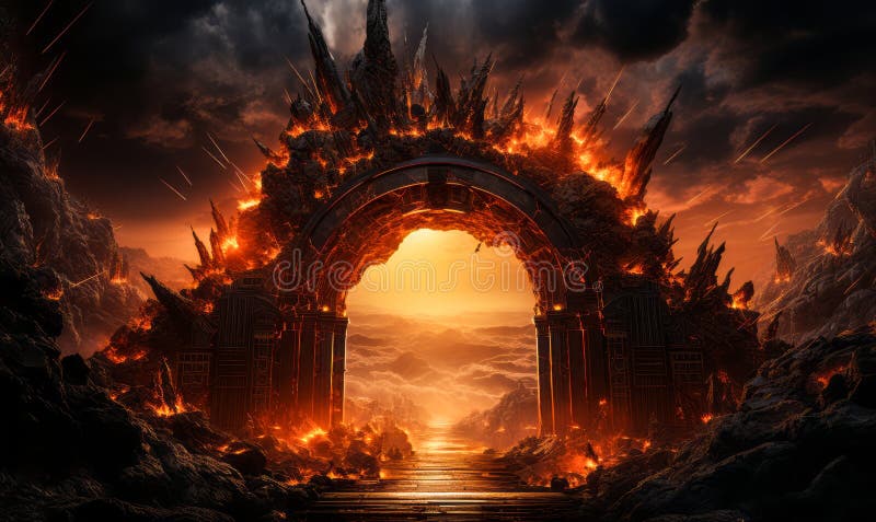 Hell Gates Stock Illustrations – 196 Hell Gates Stock Illustrations ...