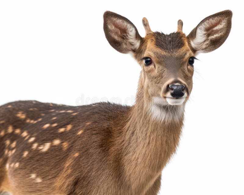 Deer Red Brocket Cartoon Vector Illustration Stock Vector ...