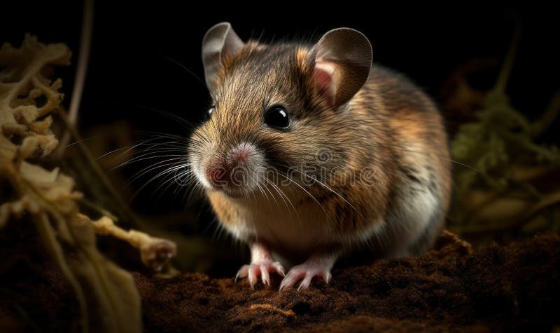 Photo of Grasshopper Mouse in Its Natural Habitat. Generative AI Stock ...