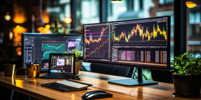 The Traders Desk Cutting-Edge AI Tools for Stock Data Analysis Stock Illustration - Illustration ...