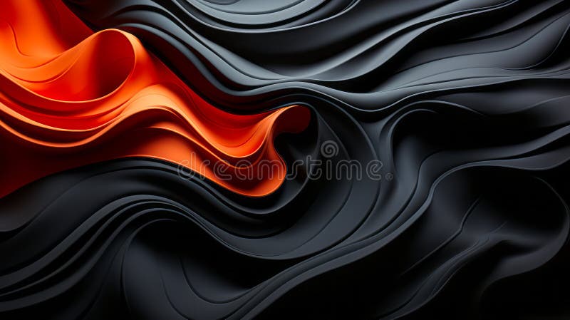 Void of Color Abstract Black Background Stock Illustration ...