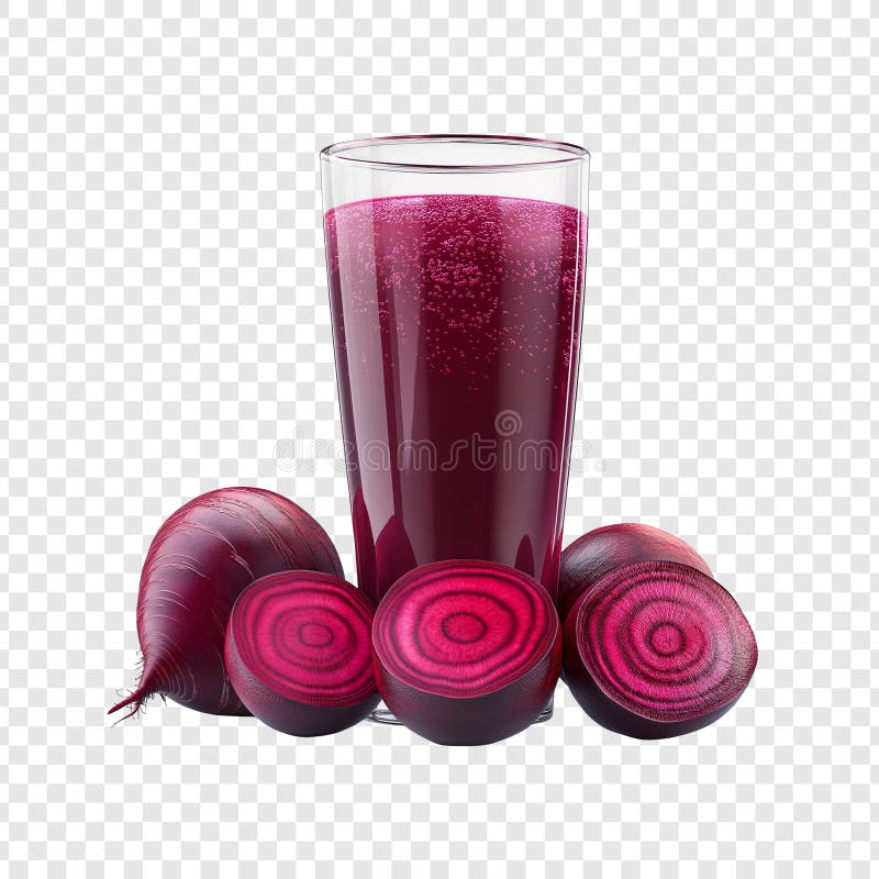 Beetroot Juice with Beetroots on Transparent Background Png Stock Photo ...