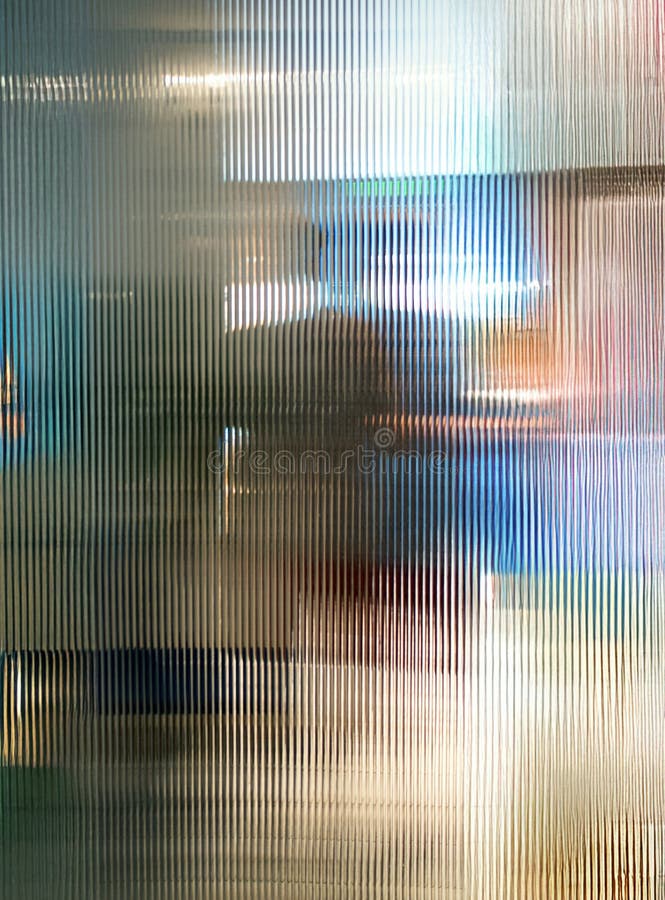 GeneratedAn Abstract Image of a Person Behind a Textured Glass Door ...