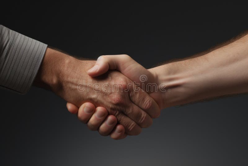 Generating an Animated Depiction of a Handshake Stock Illustration ...