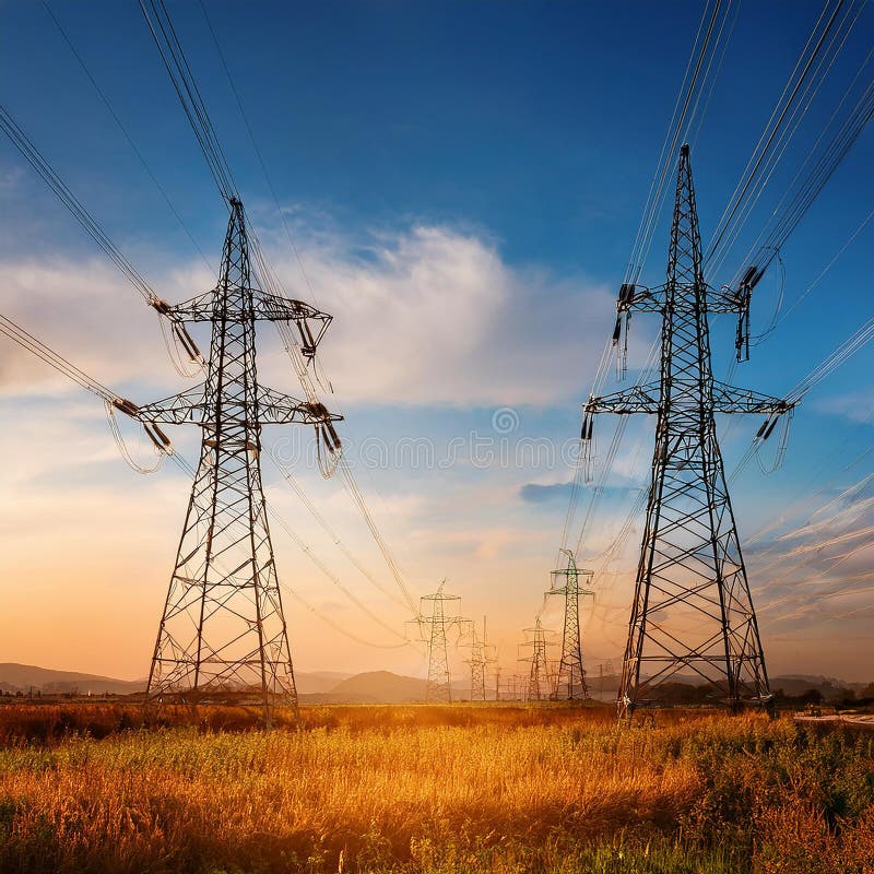 For Generating Electrical Energy Stock Illustration - Illustration of ...