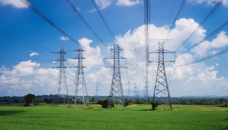 For Generating Electrical Energy Stock Illustration - Illustration of ...