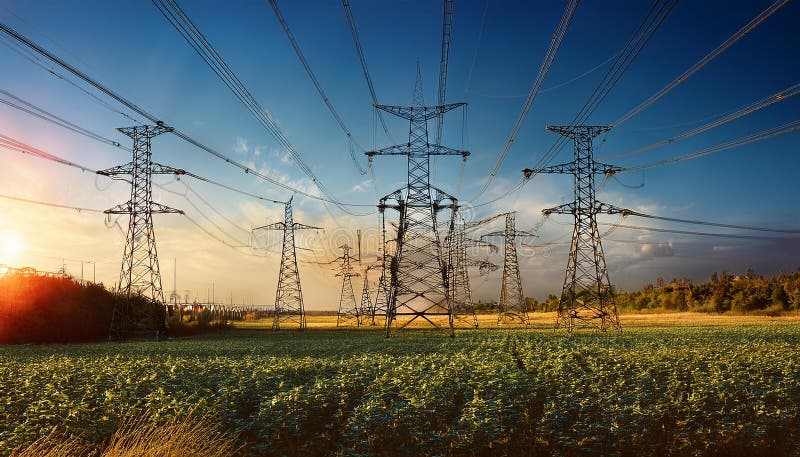 For Generating Electrical Energy Stock Illustration - Illustration of ...