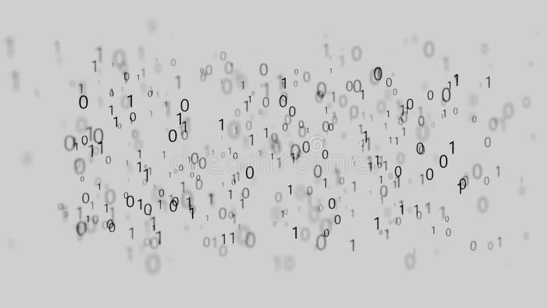 Generating Numbers. the Process of Generation by Neural Networks Stock ...