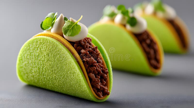 Generation Alpha Food Menu: Beyond Meat Tacos 3D-printed Shells, Lab ...