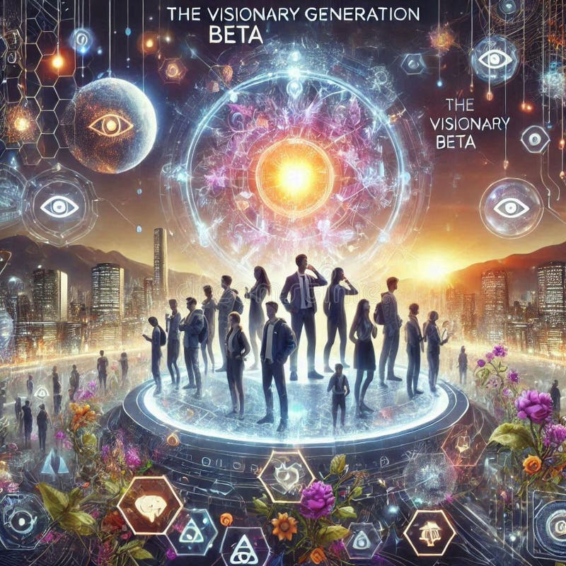 Generation Beta: the Architects of Tomorrow - Original Art Illustration ...