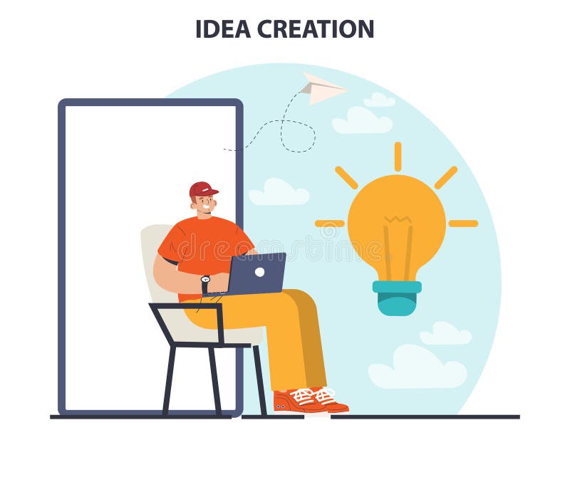 Generation of a Creative Idea or Business Solution in a Brainstorm ...