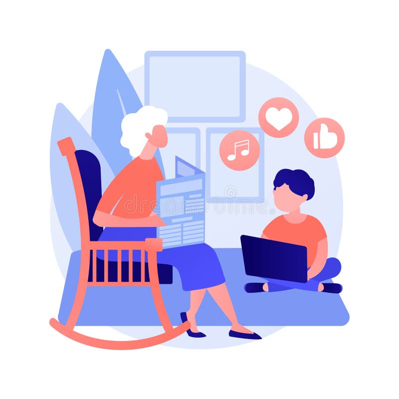 Generation Gap Cartoon Stock Illustrations – 170 Generation Gap Cartoon ...