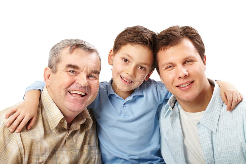 Generation of men stock image. Image of embrace, grandparent - 25940229