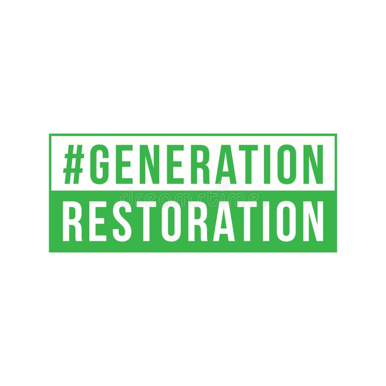 Generation Restoration. Typography Design for World Environment Day ...
