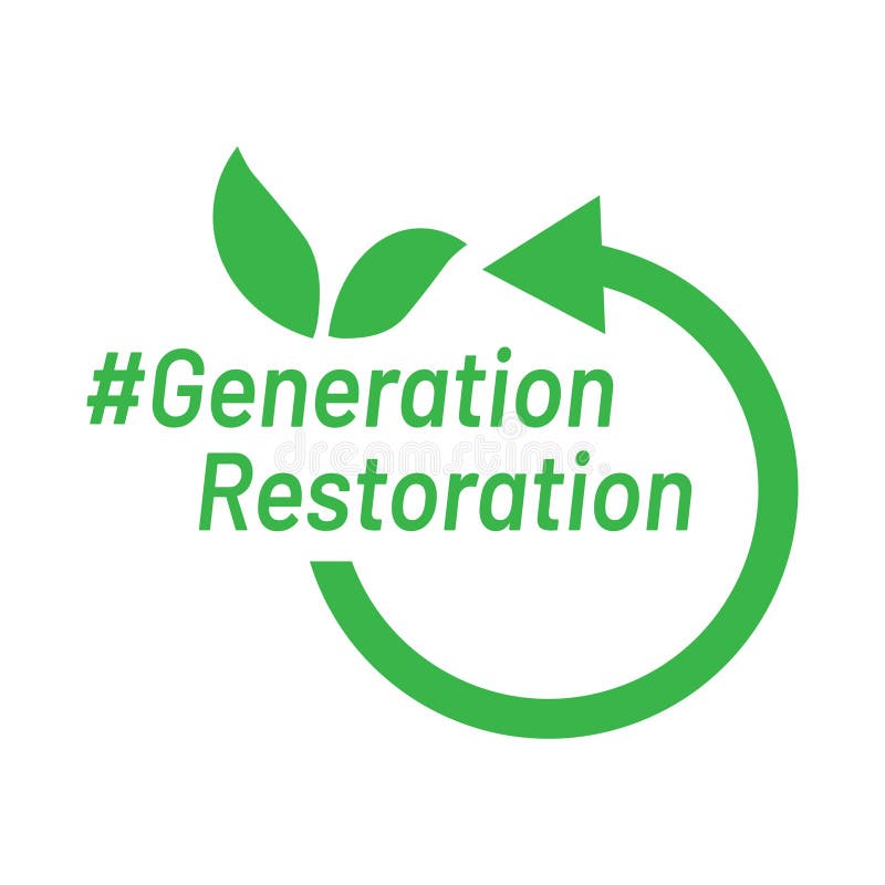 Generation Restoration. Typography Design for World Environment Day ...