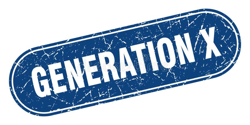 Generation X Sign. Generation X Grunge Stamp Stock Vector ...