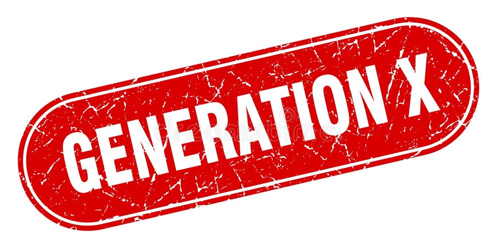 Generation X Sign. Generation X Grunge Stamp Stock Vector ...