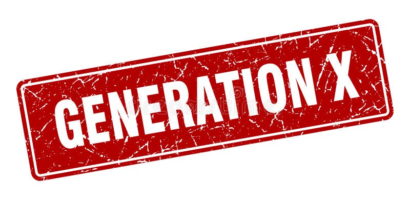 Generation X Sign. Generation X Grunge Stamp Stock Vector ...