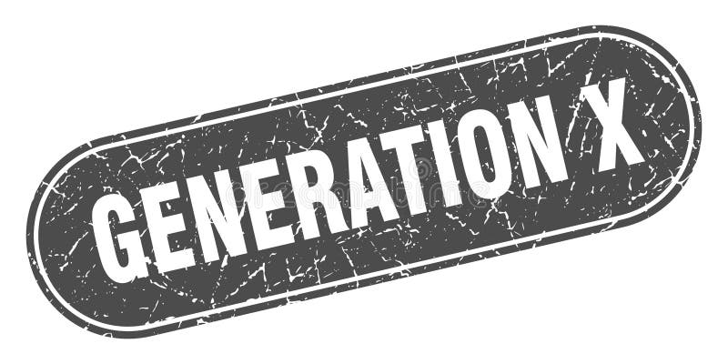 Generation X Sign. Generation X Grunge Stamp Stock Vector ...