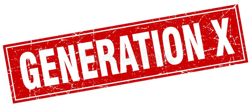 Generation x stamp stock vector. Illustration of sign - 125006854