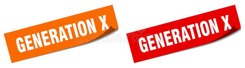 Generation x stock vector. Illustration of template - 147626260