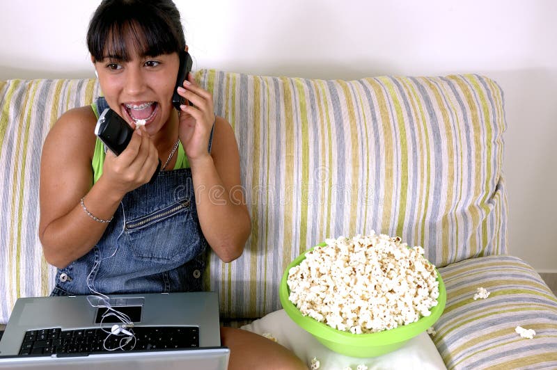 Generation y stock image. Image of natives, multitasking - 5097433