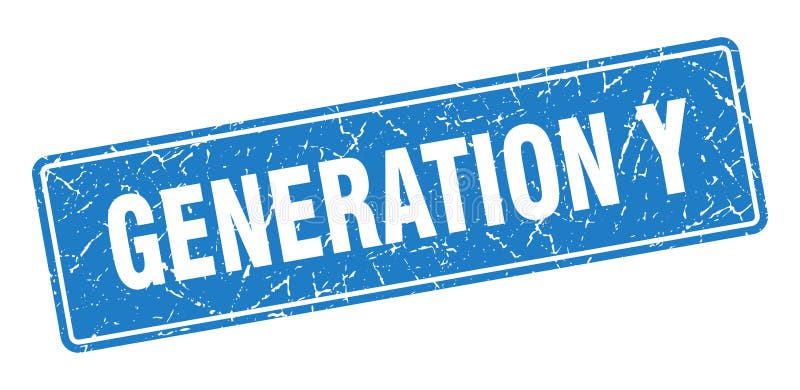 Generation Y Sign. Generation Y Grunge Stamp Stock Vector ...