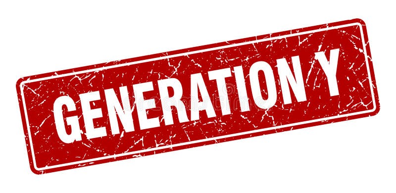 Generation Y Sign. Generation Y Grunge Stamp Stock Vector ...