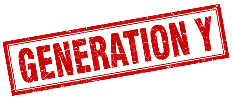 Generation y stamp stock vector. Illustration of sign - 125214873