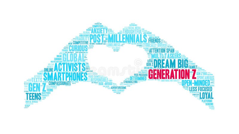 Generation Z Animated Word Cloud Stock Video - Video of animated, cloud ...