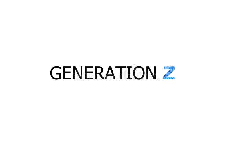 Generation Z 3D Render Illustration Stock Illustration - Illustration ...