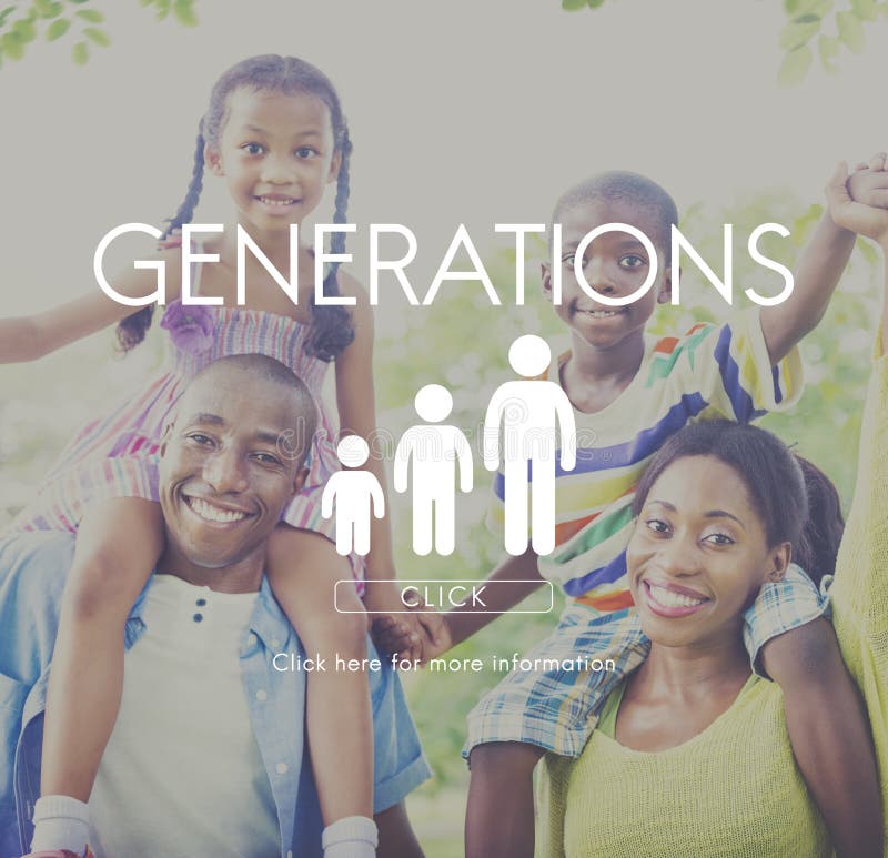 Generations Family Togetherness Relationship Concept Stock Image ...