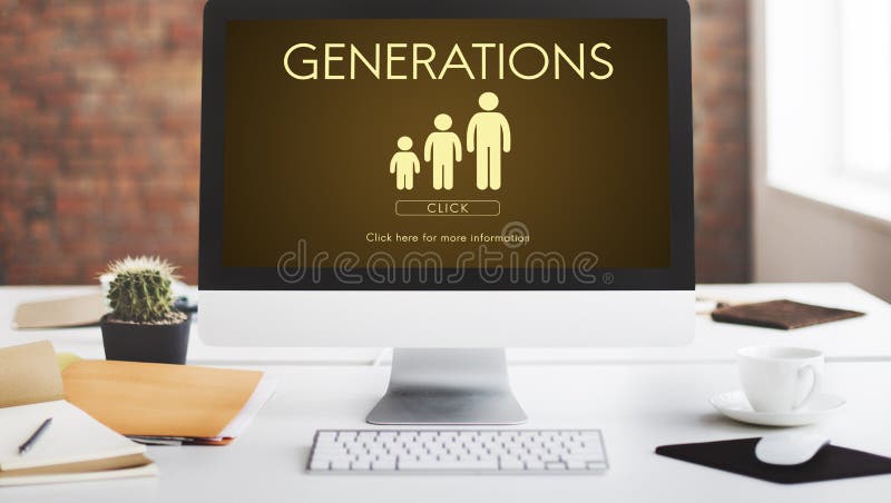 Generations Family Togetherness Relationship Concept Stock Image ...